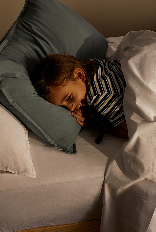 White Brae Australian Cotton King Single Fitted Sheet - Kids Bedding ...