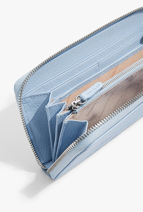 Pale Blue Heritage Wallet - Bags | Country Road
