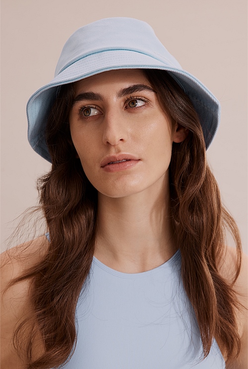 Chambray Modern Logo Bucket Hat - Hats, Scarves & Gloves | Country Road