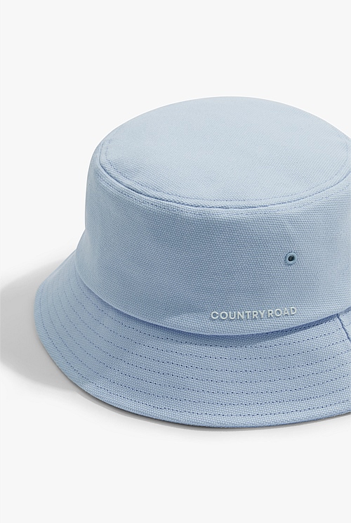 Chambray Modern Logo Bucket Hat - Hats, Scarves & Gloves | Country Road