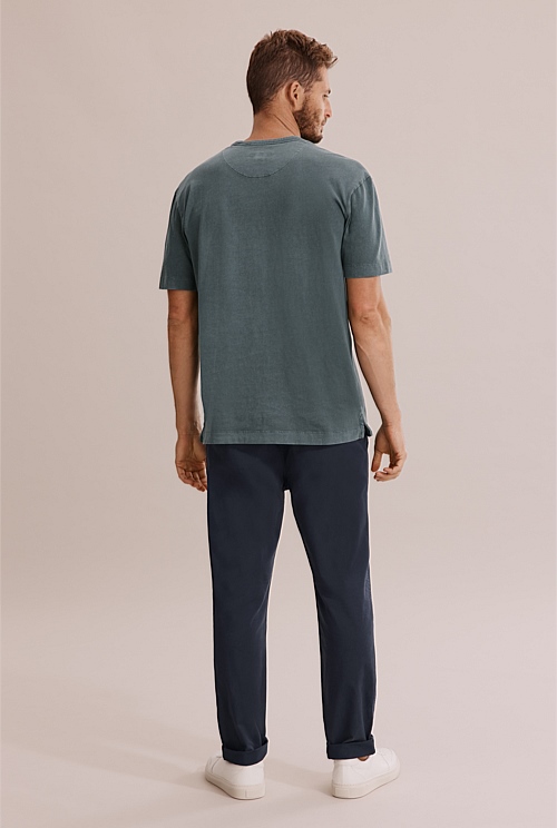 Washed Blue Vintage Wash T-Shirt - T-Shirts | Country Road