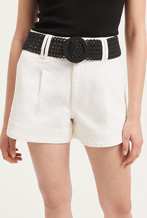 Black Net Belt - Belts | Country Road