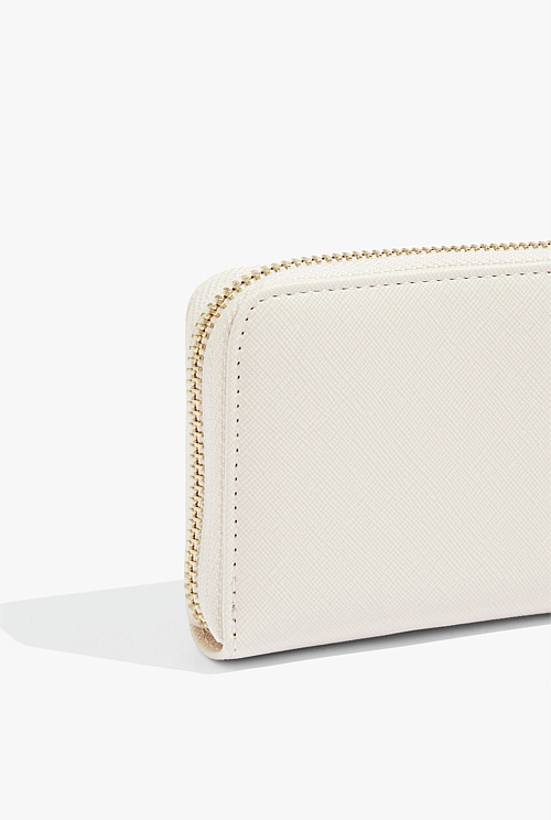 Oyster Small CR Zip Wallet - Wallets & Pouches | Country Road