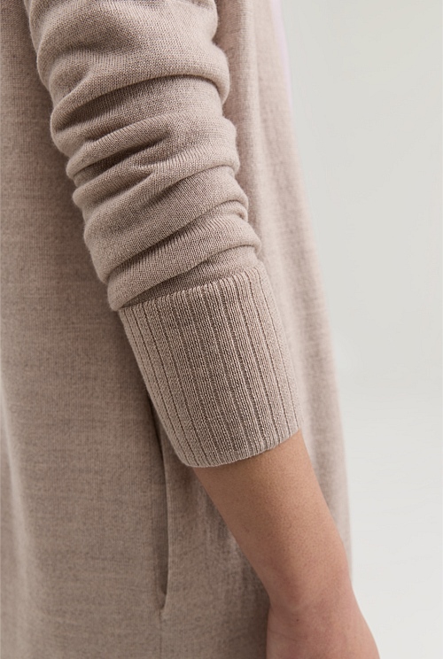 Fawn Marle Verified Australian Merino Wool Cardigan - Natural Fibres ...