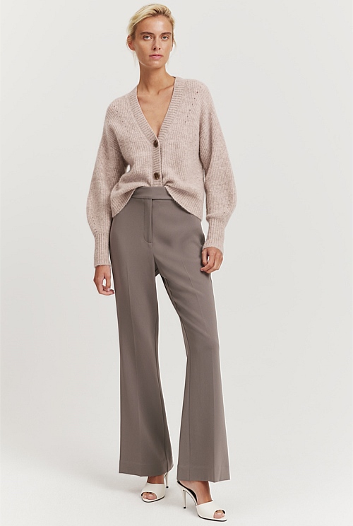 Fawn Marle Brushed Crop Cardigan - Knitwear | Country Road