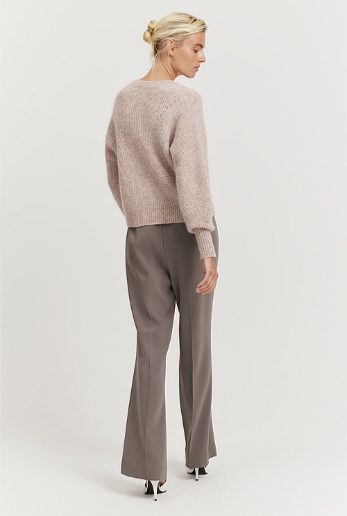 Fawn Marle Brushed Crop Cardigan - Knitwear | Country Road