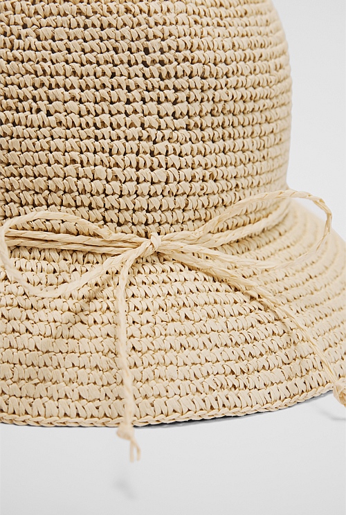 Natural Woven Hat - Accessories | Country Road