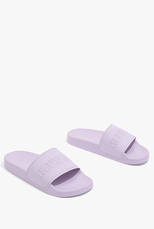 Lilac Country Road Slide - Sandals & Thongs | Country Road