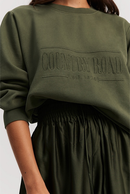 Dark Olive Verified Australian Cotton Heritage Sweat - Sweats | Country ...
