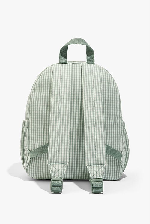 Sage Gingham Backpack - Accessories | Country Road