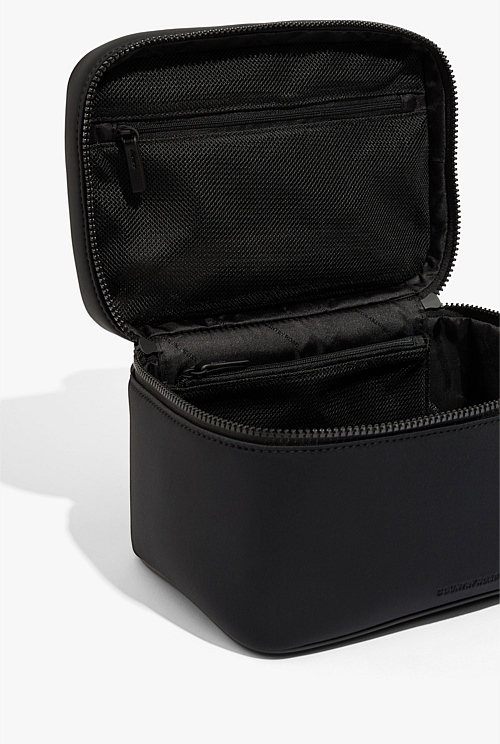 Black CR Zip Neoprene Large Cosmetic Case - Cosmetic & Travel Bags ...