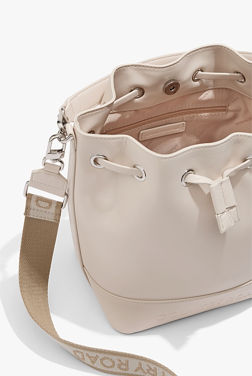 Oyster Soft Bucket Bag - Bags | Country Road
