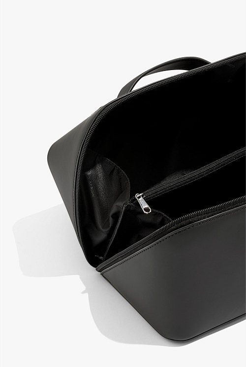 Black Large Convertible Cosmetic Case - Bags | Country Road