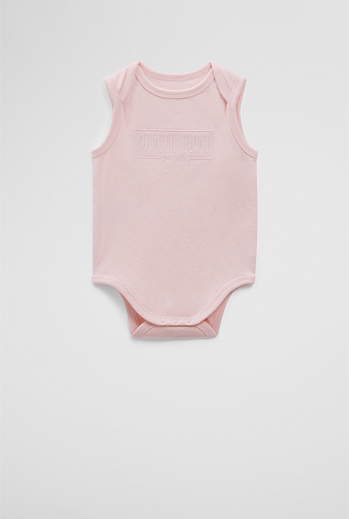 Mineral Pink Organically Grown Cotton Heritage Bodysuit - Organically ...