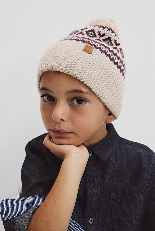 Stone Marle Fair Isle Beanie - Accessories | Country Road