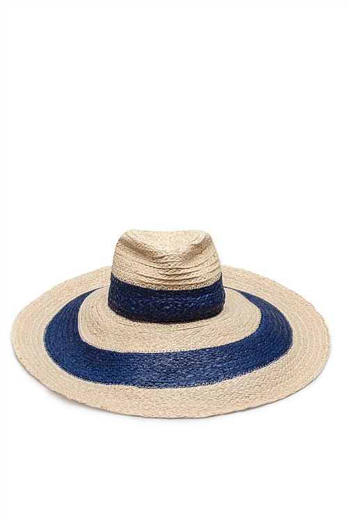 Navy Colour Block Sun Hat - Accessories | Country Road