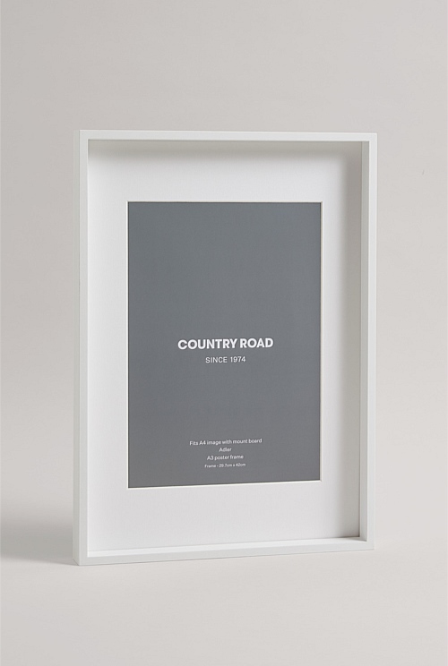 White Adler A3 Poster Frame - Frames | Country Road