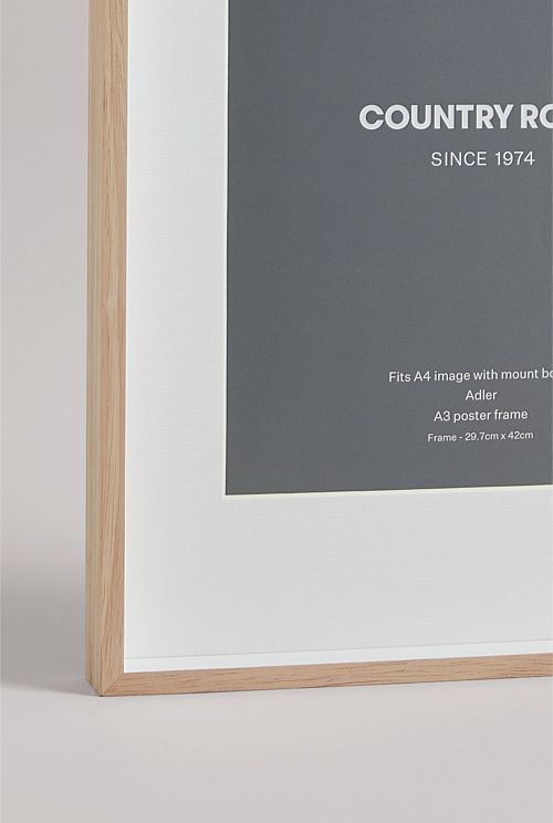 Natural Adler A3 Poster Frame - Frames | Country Road