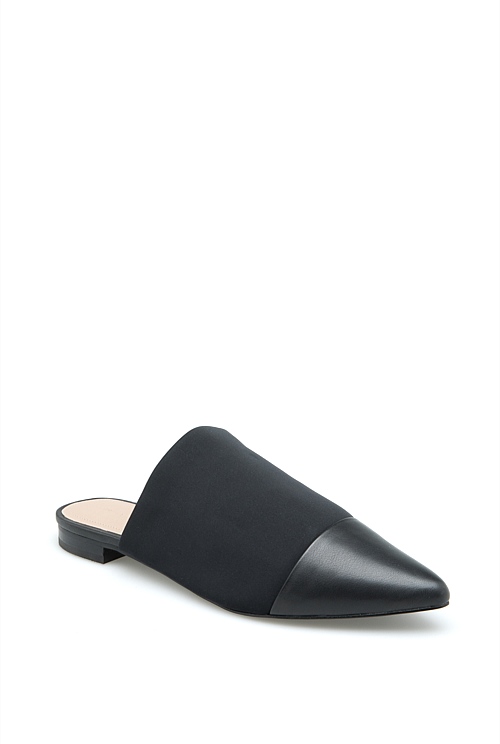Black Tyra Mule - Flats | Country Road