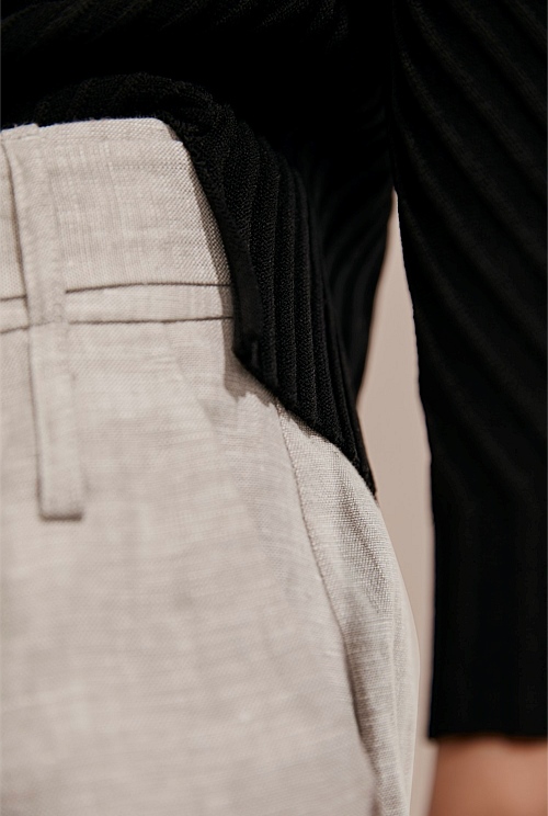 Black Compact Rib Knit - Knitwear | Country Road