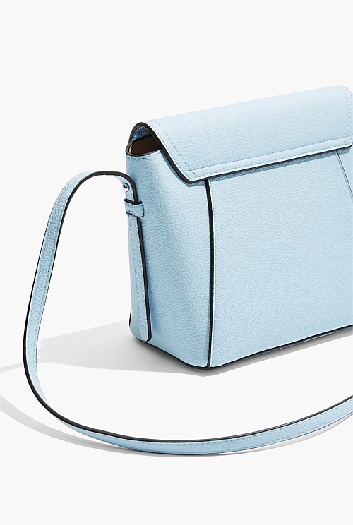 Cornflower Blue Flapover Crossbody Bag - Bags | Country Road