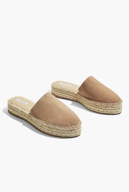 Buff Greta Espadrille Mule - Selected Styles | Country Road