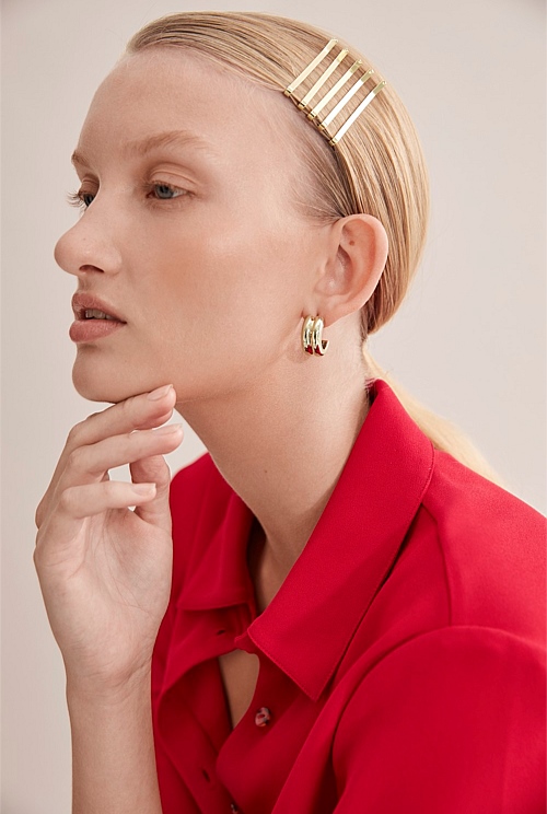 Gold Metal Pin Set - Hair Accessories | Country Road