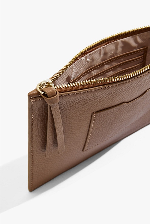 Honey Large Zip Pouch - Bags | Country Road